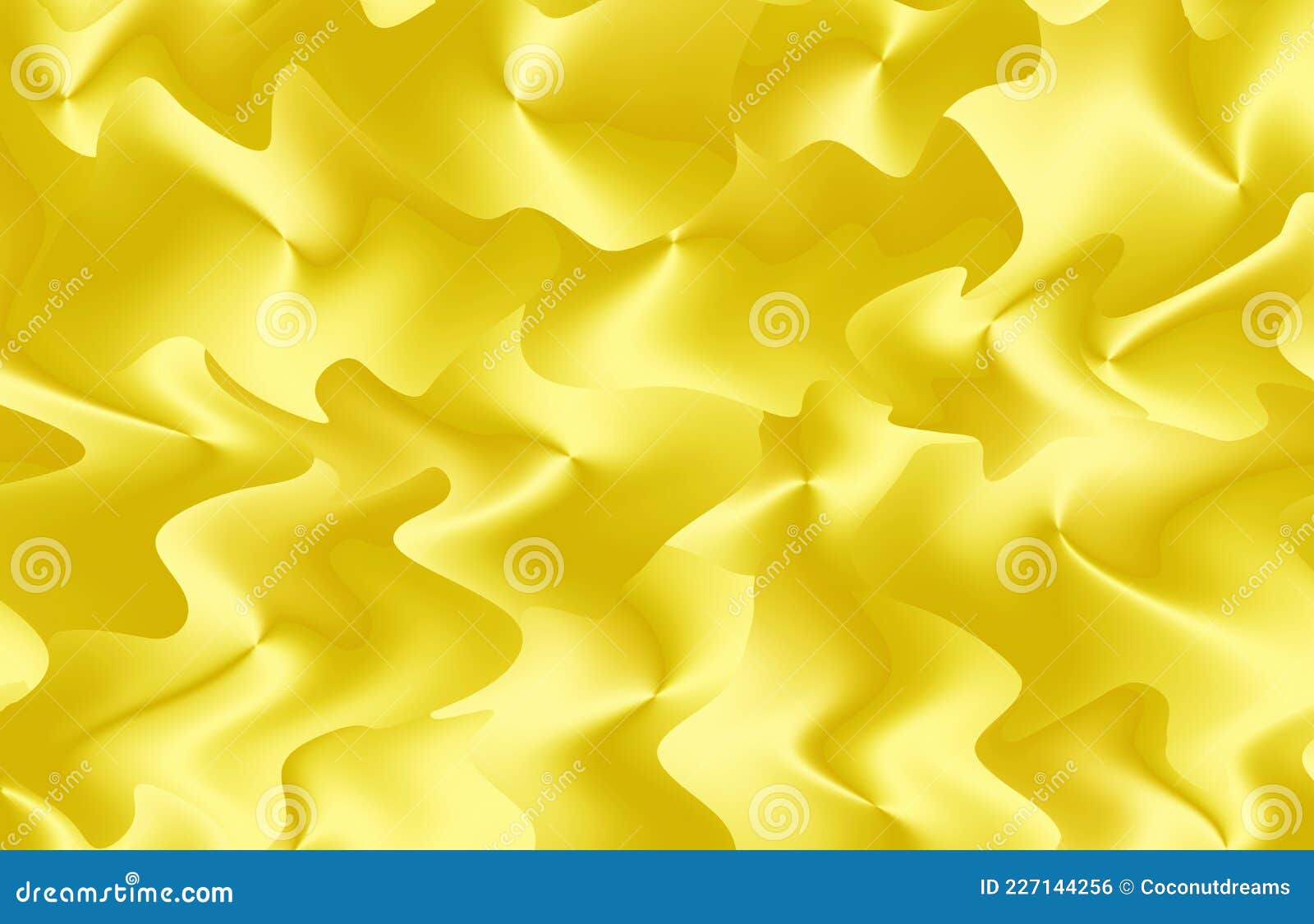 Gradient Illuminating Yellow 3D Wavy Pattern for Background Stock ...