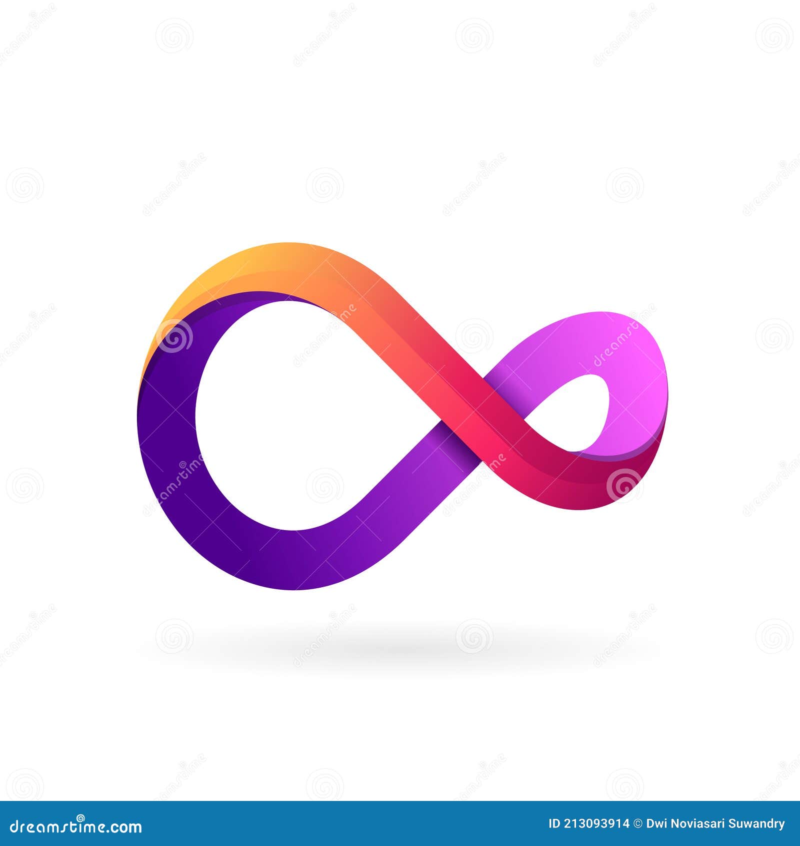 Gradient Infinity Logo Modern Concept Stock Vector - Illustration of ...