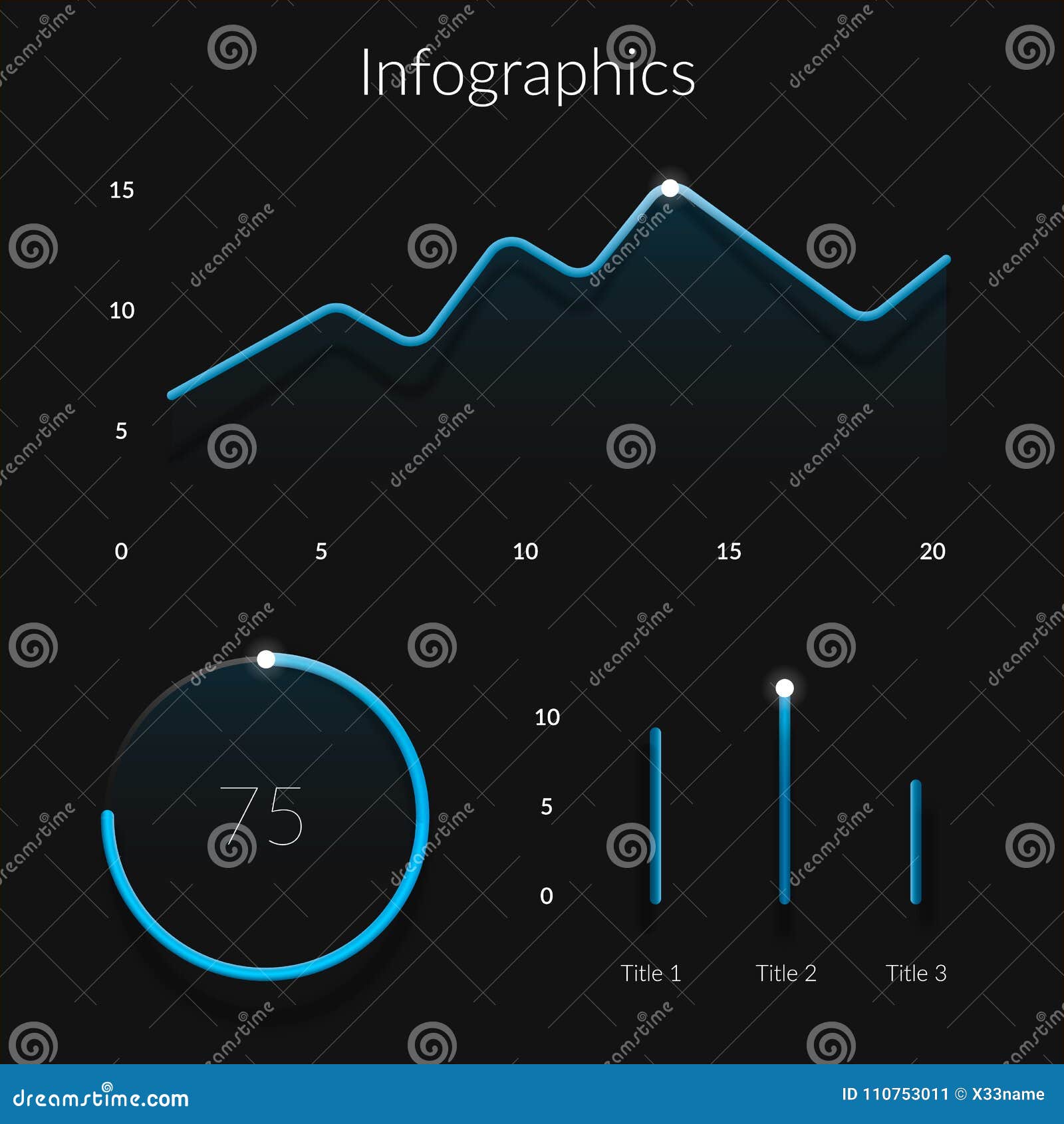Gradient Infographics Element Of Chart, Graph, Diagram Royalty-Free ...
