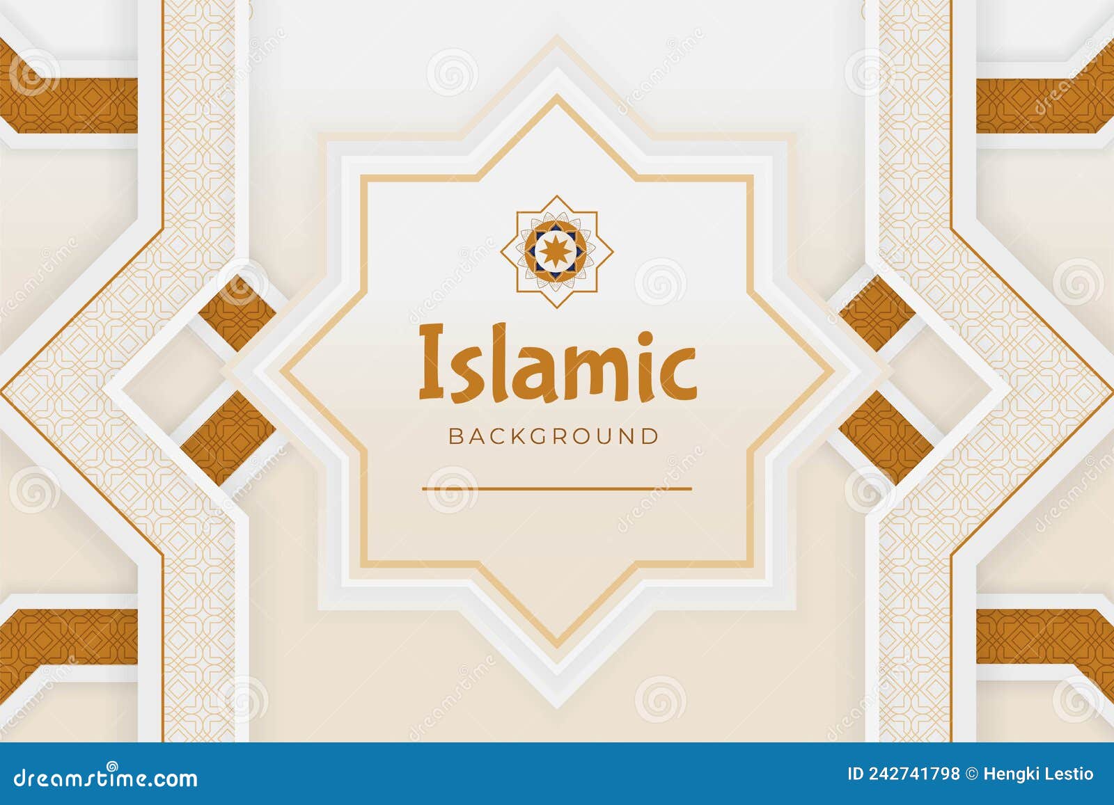 Gradient Islamic Background Template Stock Vector - Illustration of ...