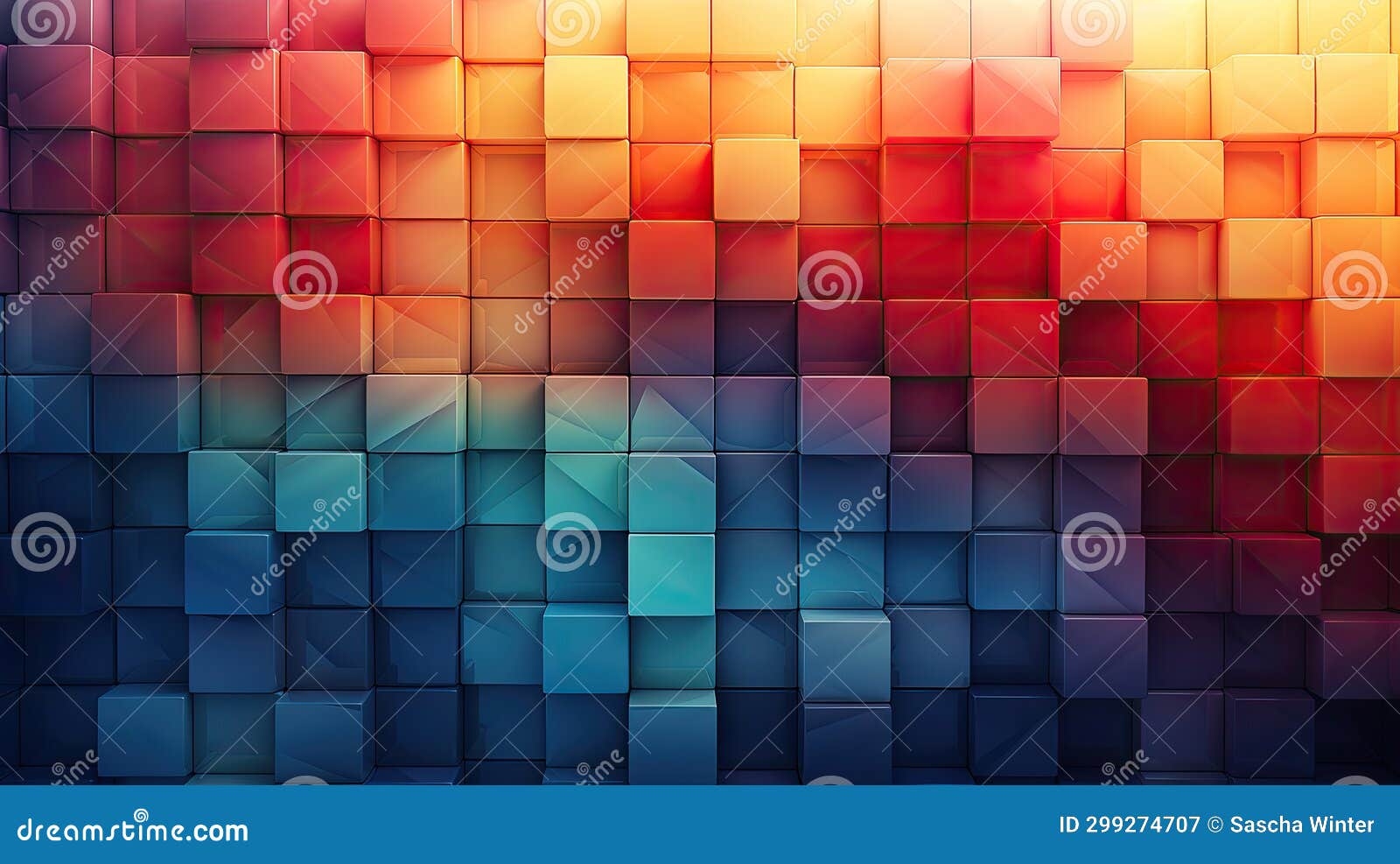Gradient Lattice: Dynamic Harmony of Colorful Grid Stock Illustration ...