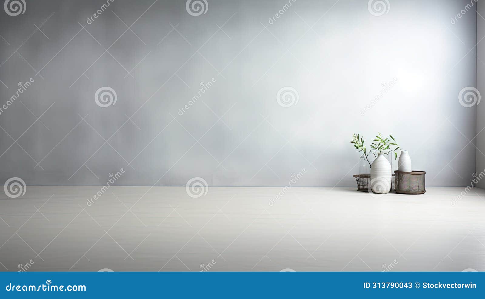 Gradient Light Grey Studio Background Stock Illustration - Illustration ...