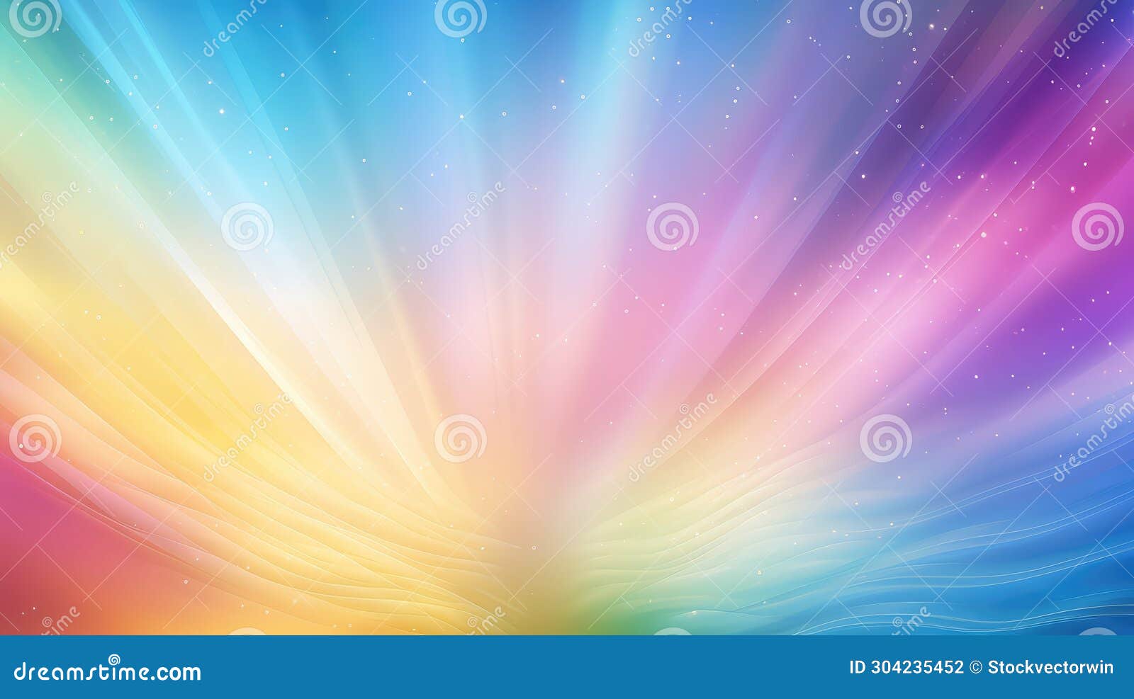 Gradient Light Rainbow Background Stock Illustration - Illustration of ...