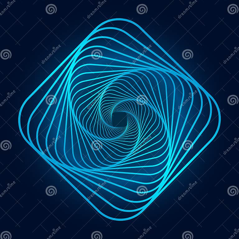 Gradient Line Abstract Vector Background. Technology Logo Element. Stock Vector - Illustration ...