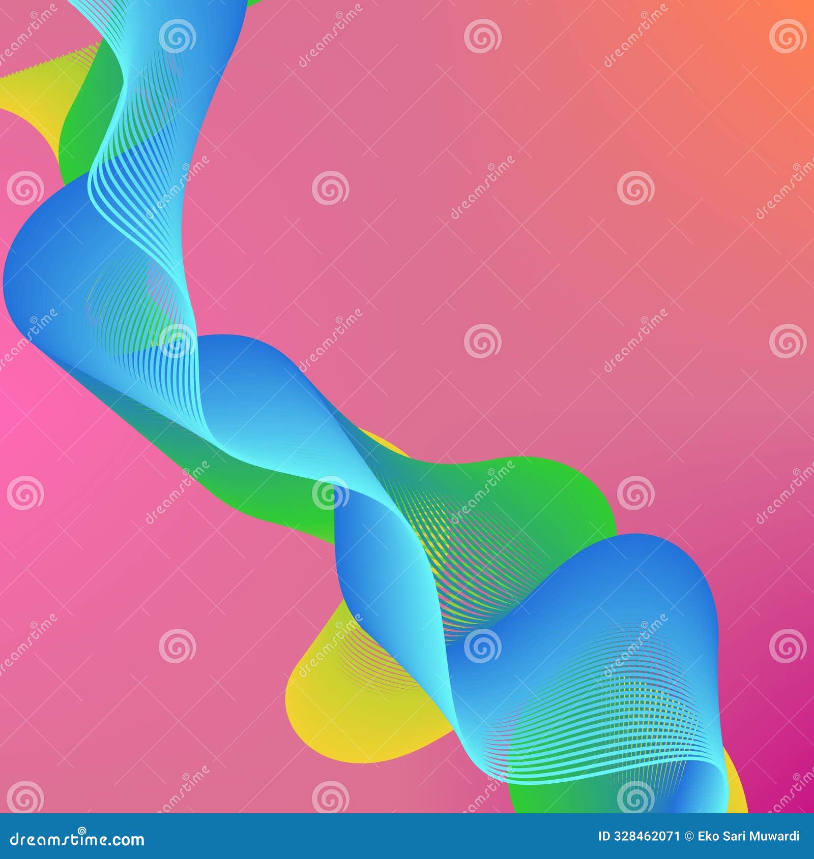 Gradient Mesh Abstract Background. Blurred Backdrop with Simple Muffled ...