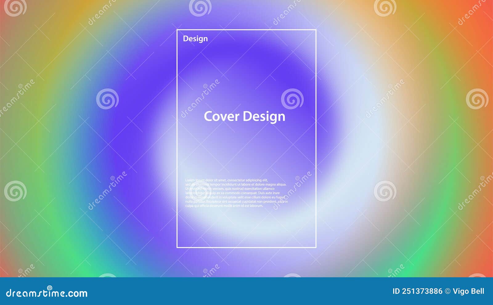 Gradient Mesh Abstract Background. Blurred Bright Colors Mesh ...