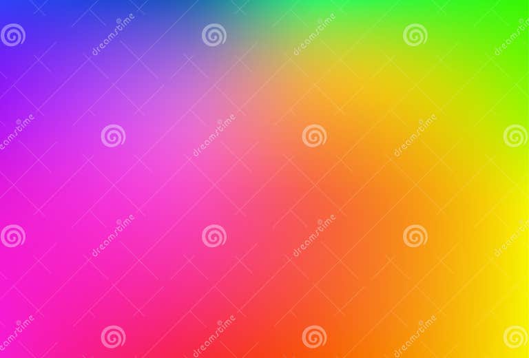 Gradient Mesh Blurred Background in Soft Rainbow Colors. Stock Vector ...