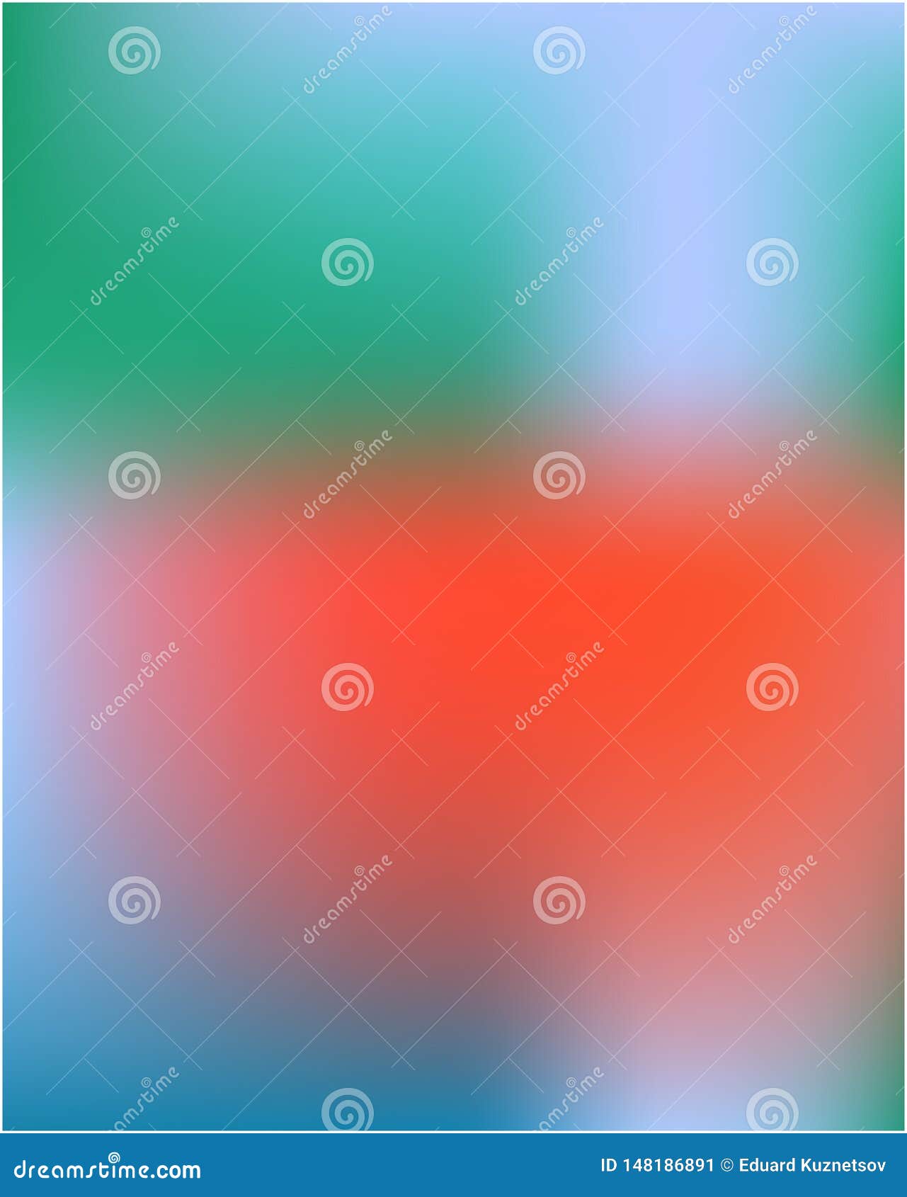 Gradient Mesh Painted in Different Colors. Stock Vector - Illustration ...