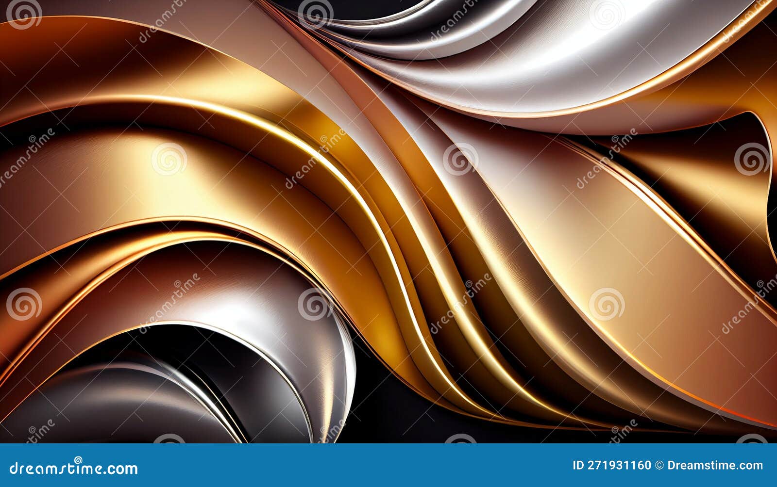 A Gradient of Metallic Colors that Blend Together Elegantly To Create a ...