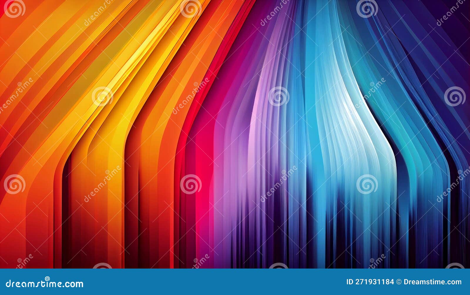 A Gradient of Mixed Colors Blend Together Unexpectedly To Create a ...
