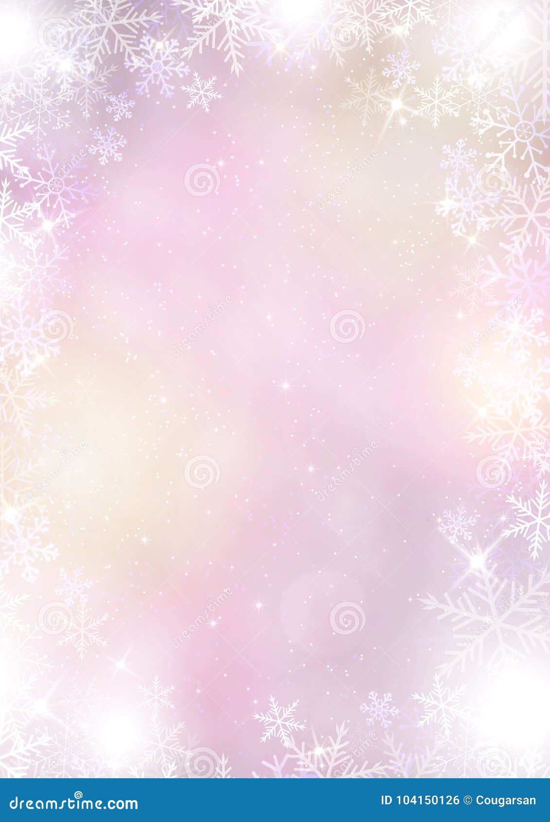 Gradient Mixed Purple Winter Paper Background with Snowflake Border ...