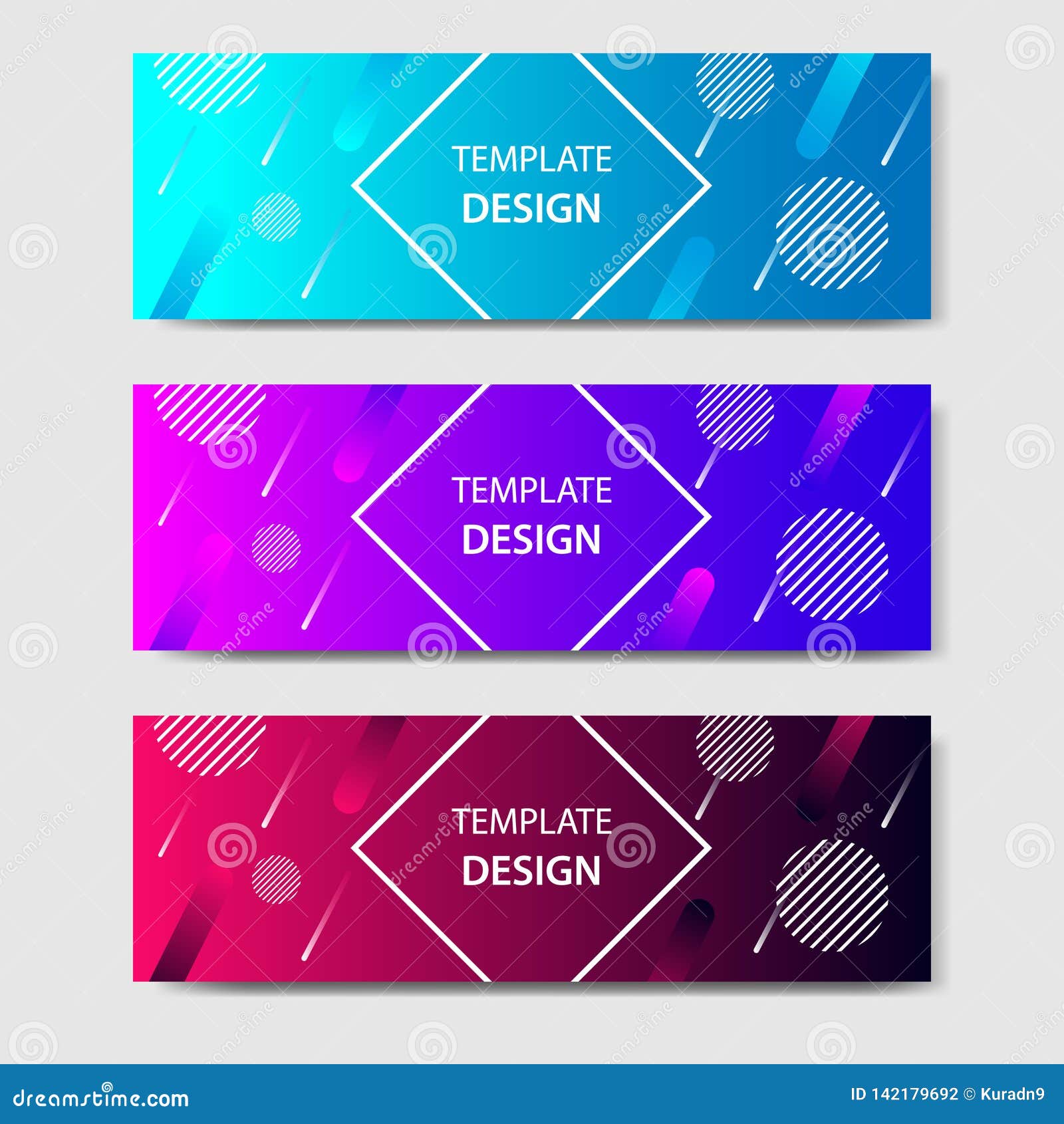 Gradient and Modern Futuristic Background Template for Headline and ...