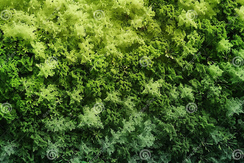 Gradient from Moss Green To Light Green Stock Illustration ...