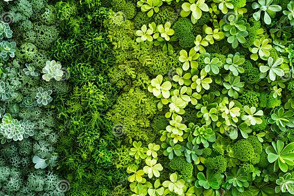 Gradient from Moss Green To Light Green Stock Illustration ...