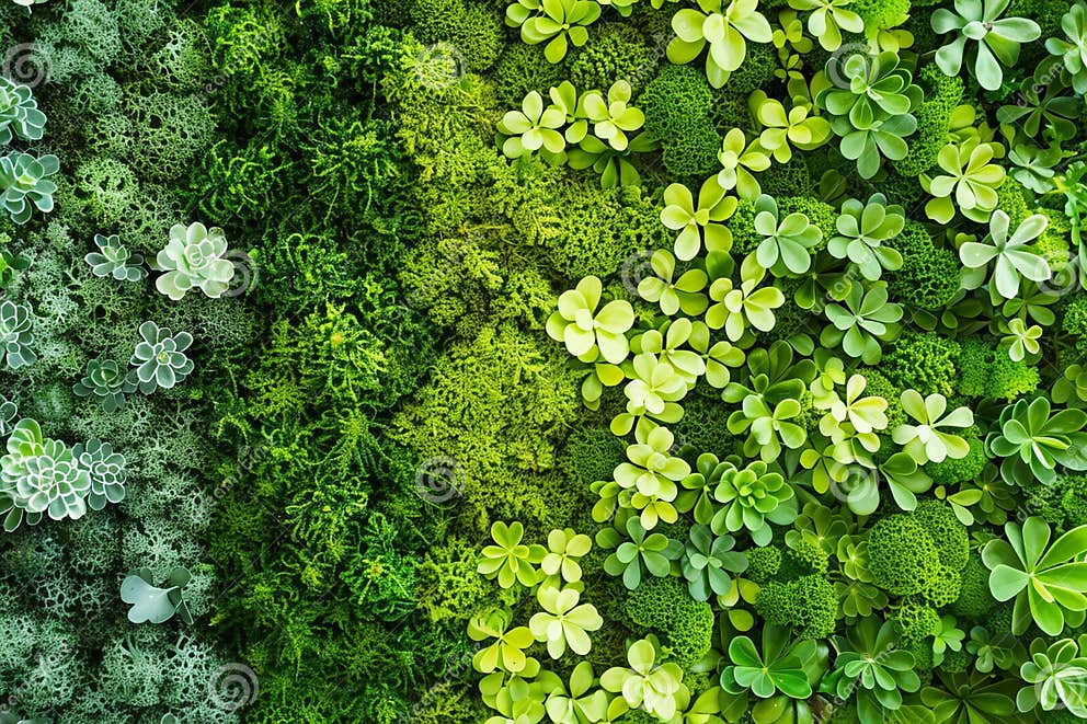 Gradient from Moss Green To Light Green Stock Illustration ...