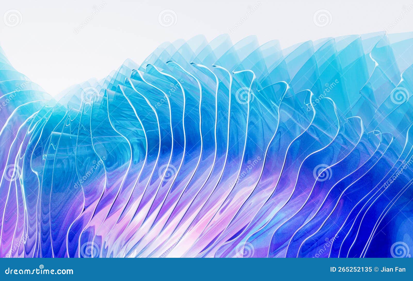 Gradient Multilayer Glass Background, 3d Rendering Stock Illustration ...