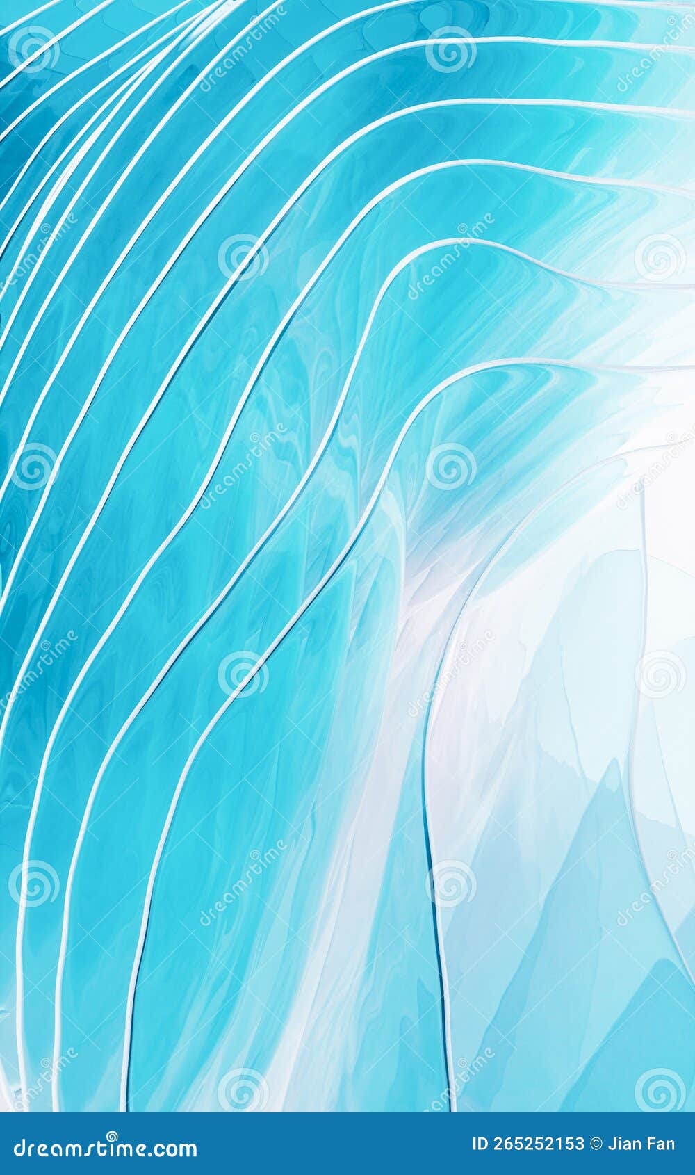 Gradient Multilayer Glass Background, 3d Rendering Stock Illustration ...