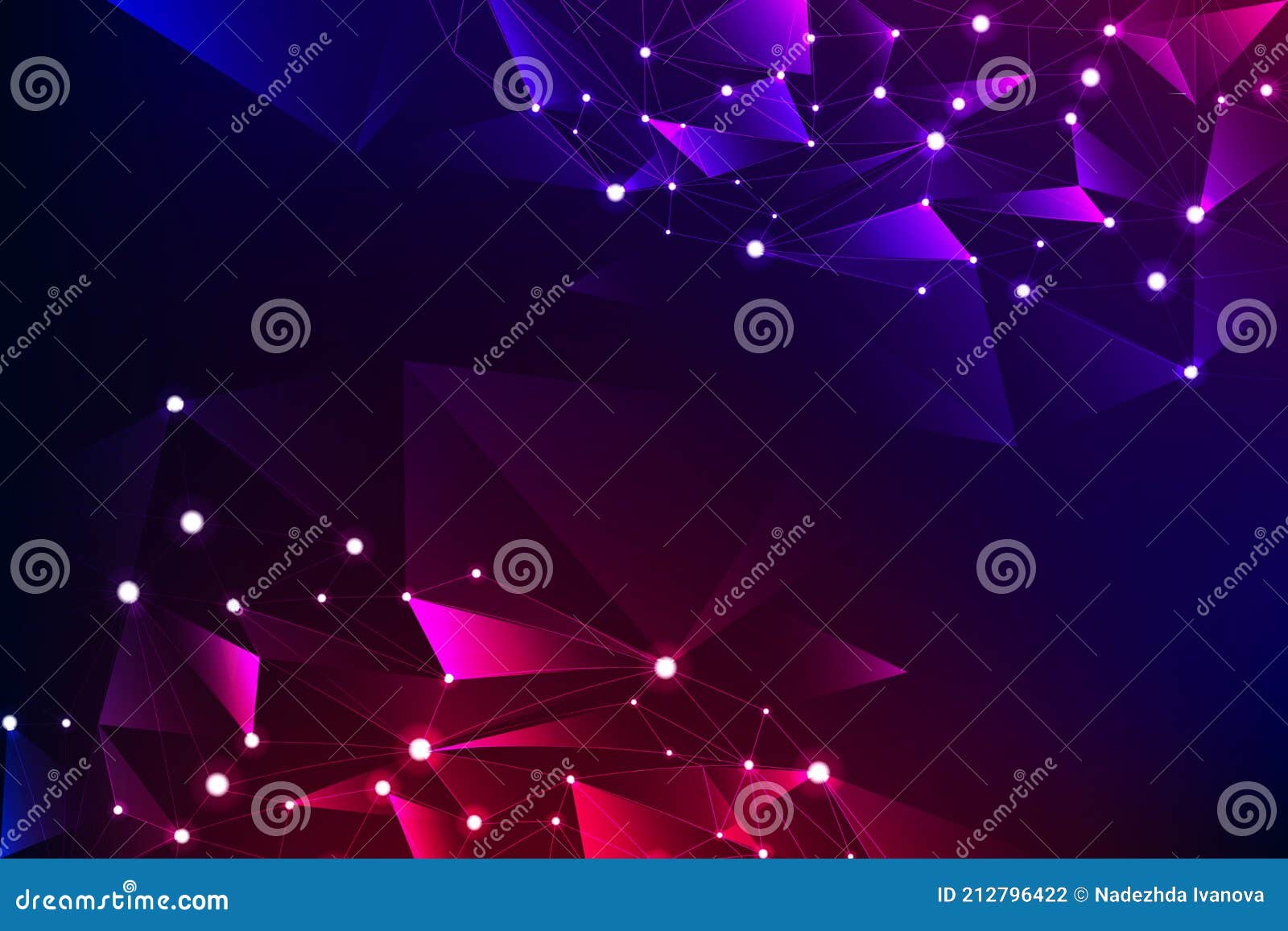 Gradient Network Connection Background Vector Illustration. Stock ...