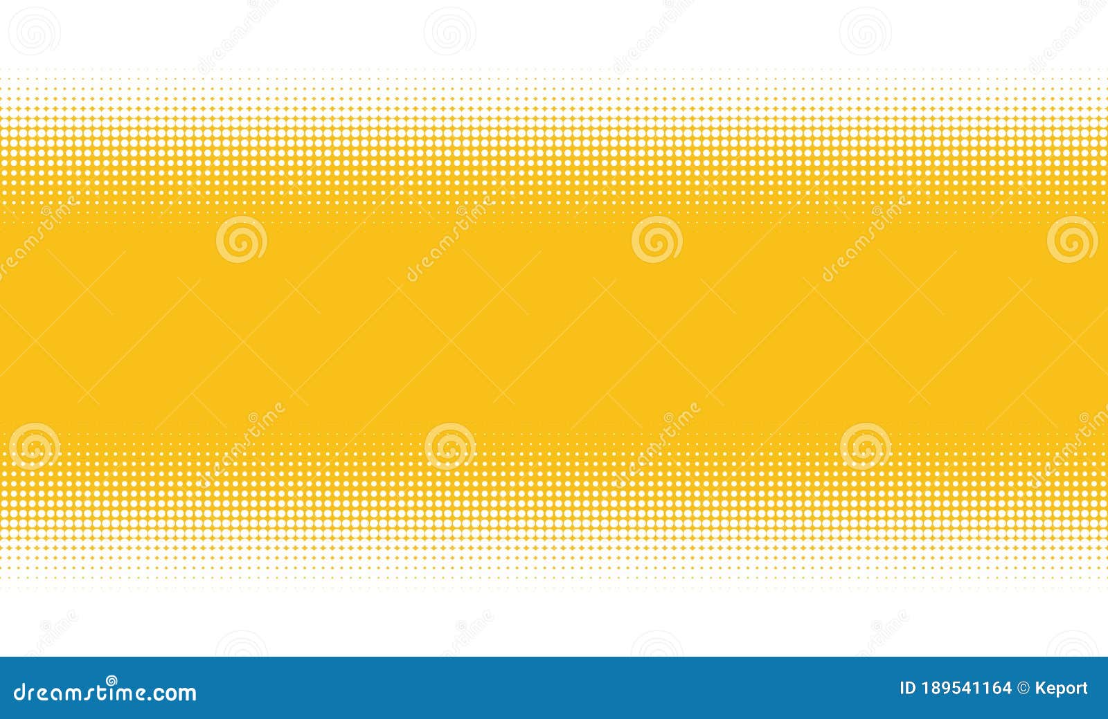 Gradient Orange Banner with Transition Made of Dots Stock Illustration ...