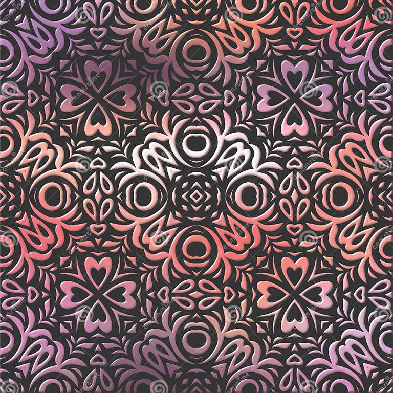 Gradient Pattern Design Wallpaper. Multi Color Shaded Pattern with ...