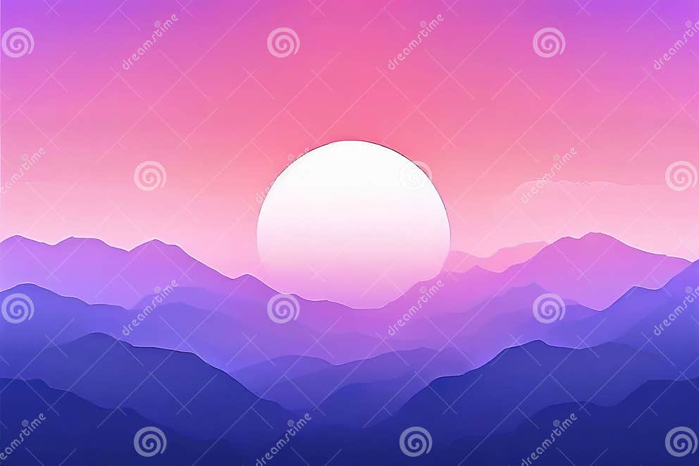 Gradient a Pattern Featuring a Gradual Transition between Colors Stock ...