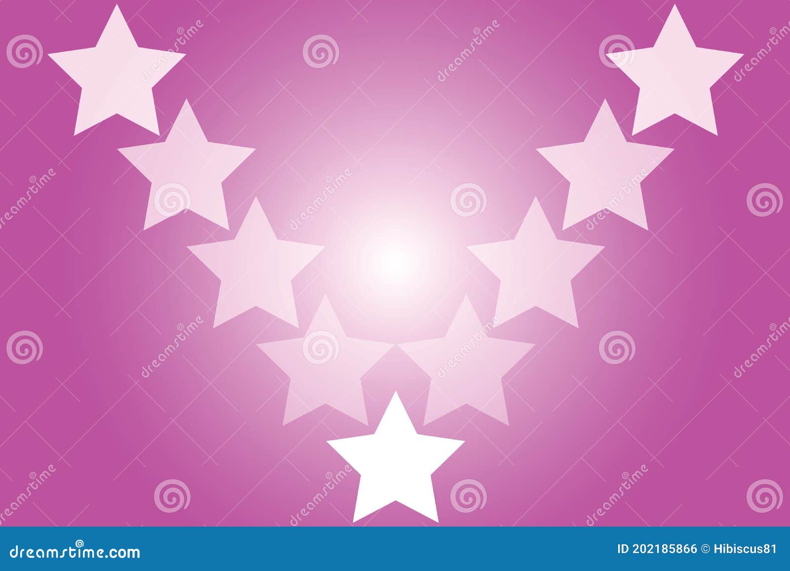 Gradient Pink Background with White Stars Stock Vector - Illustration ...