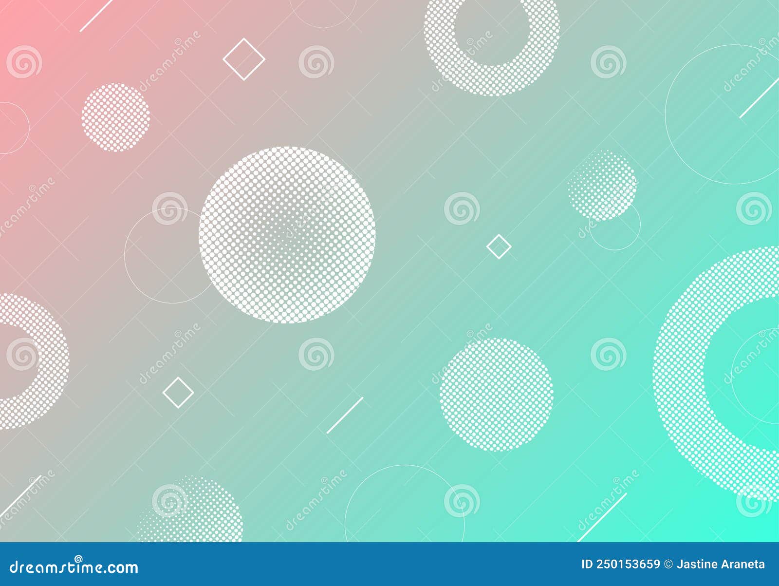 Gradient Pink and Blue Banner Background with White Halftone Vector ...