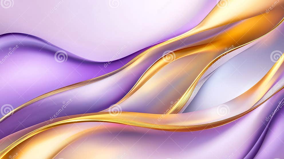Gradient Purple and Gold Background with Soft Highlights and Shadows ...