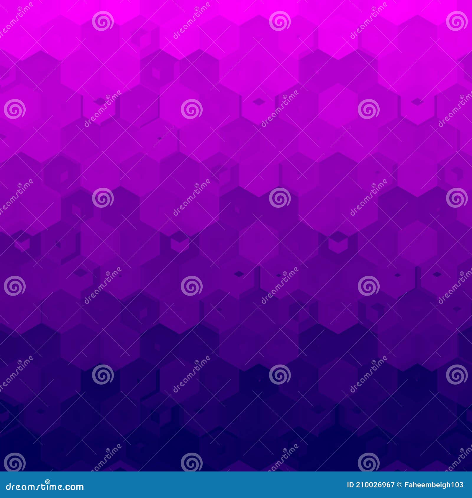 Gradient Purple Hexagonal Texture Pattern. Abstract Geometric Honeycomb ...