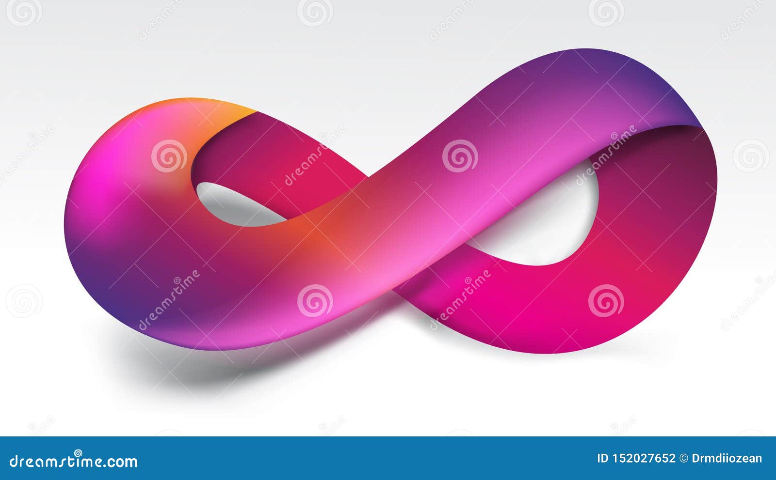 Gradient Purple Infinity Symbol. Implies To Endless and Continuous ...