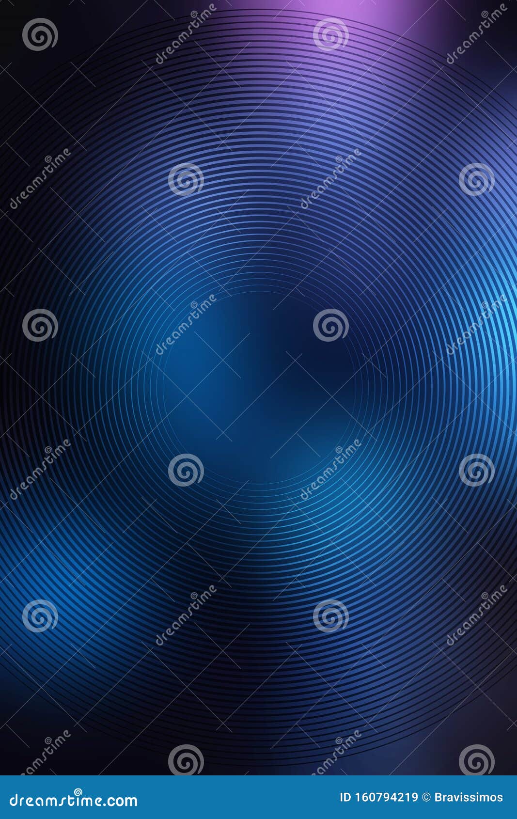 Gradient Radial Background, Blue Sky, Blur Smooth Soft Texture ...
