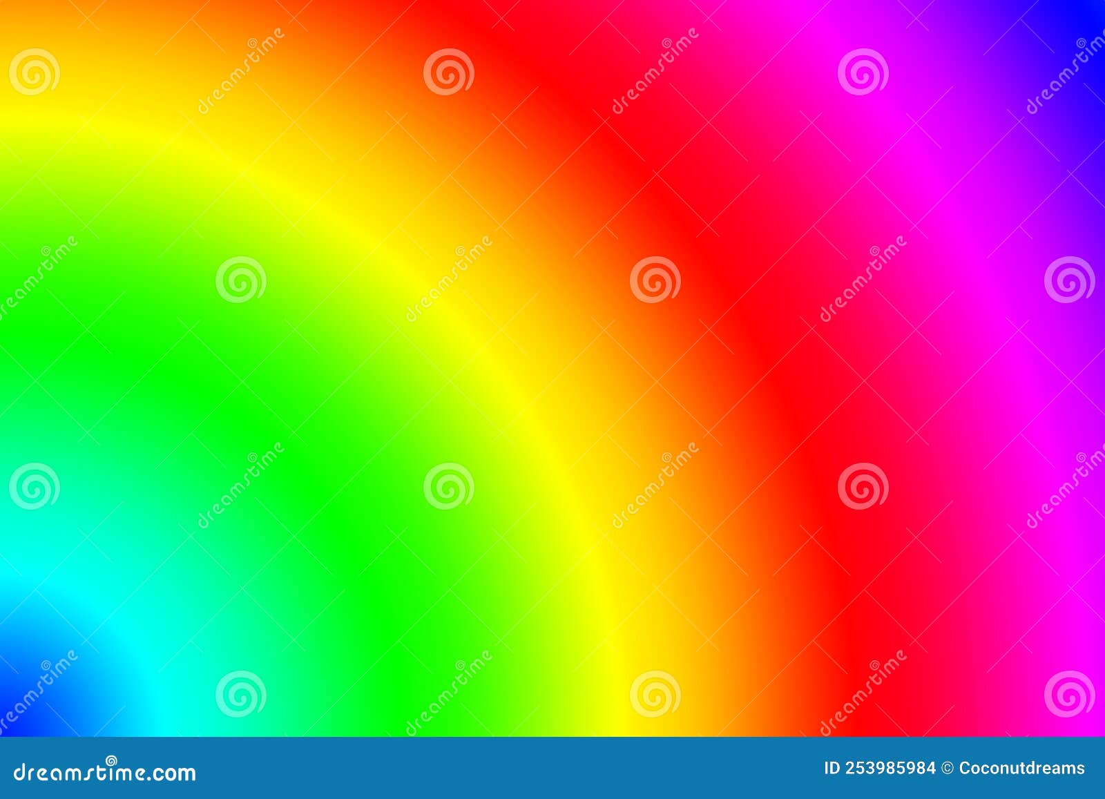 Gradient Rainbow Color Multi-layers Curve Lines for Background Stock ...