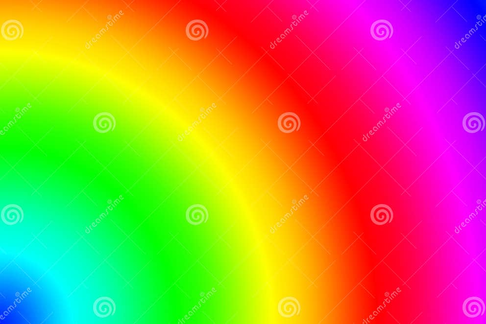 Gradient Rainbow Color Multi-layers Curve Lines for Background Stock ...