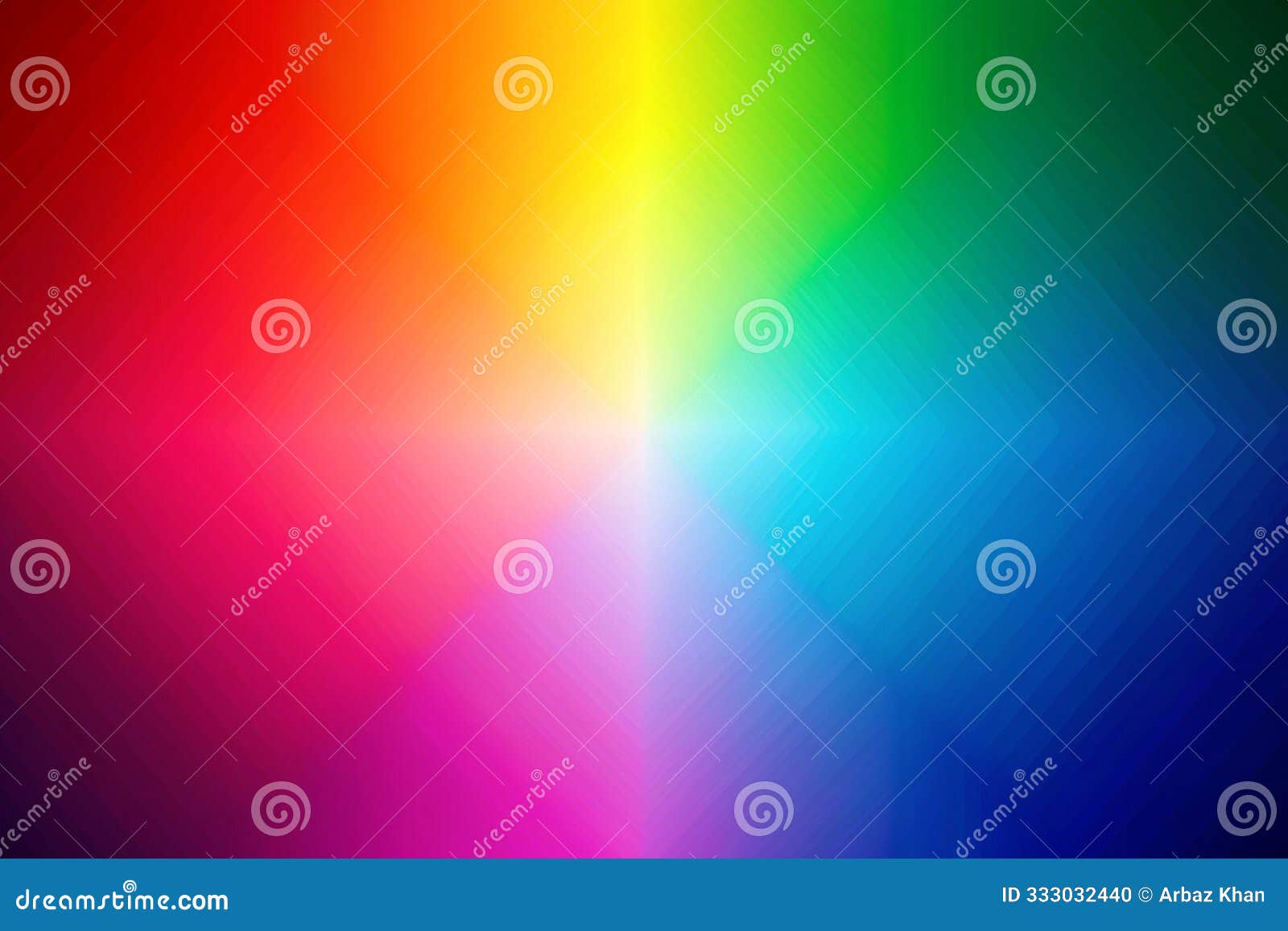 Gradient Rainbow Starburst Abstract Background Stock Illustration ...