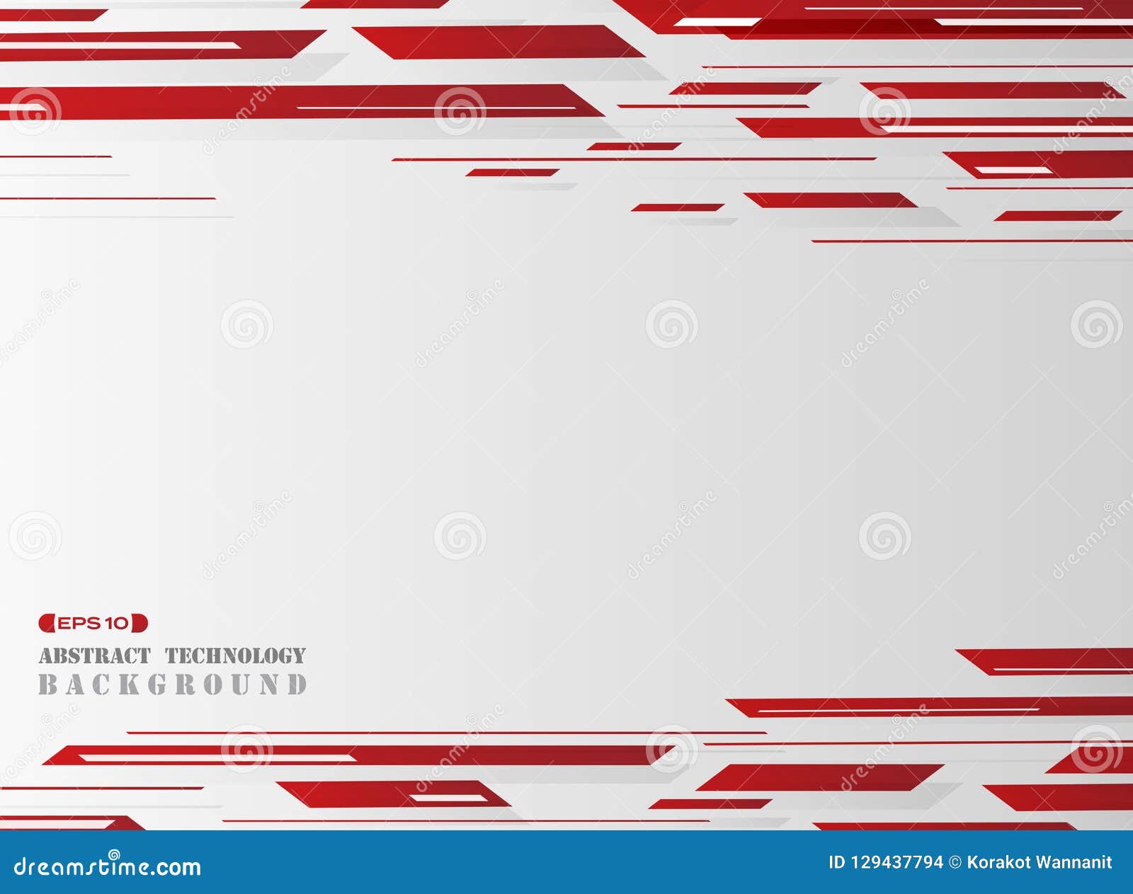 Gradient Red Grid Line Pattern Technology Background. Stock Vector ...