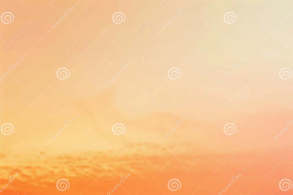 Gradient from Saffron Orange To Pale Peach Stock Illustration ...