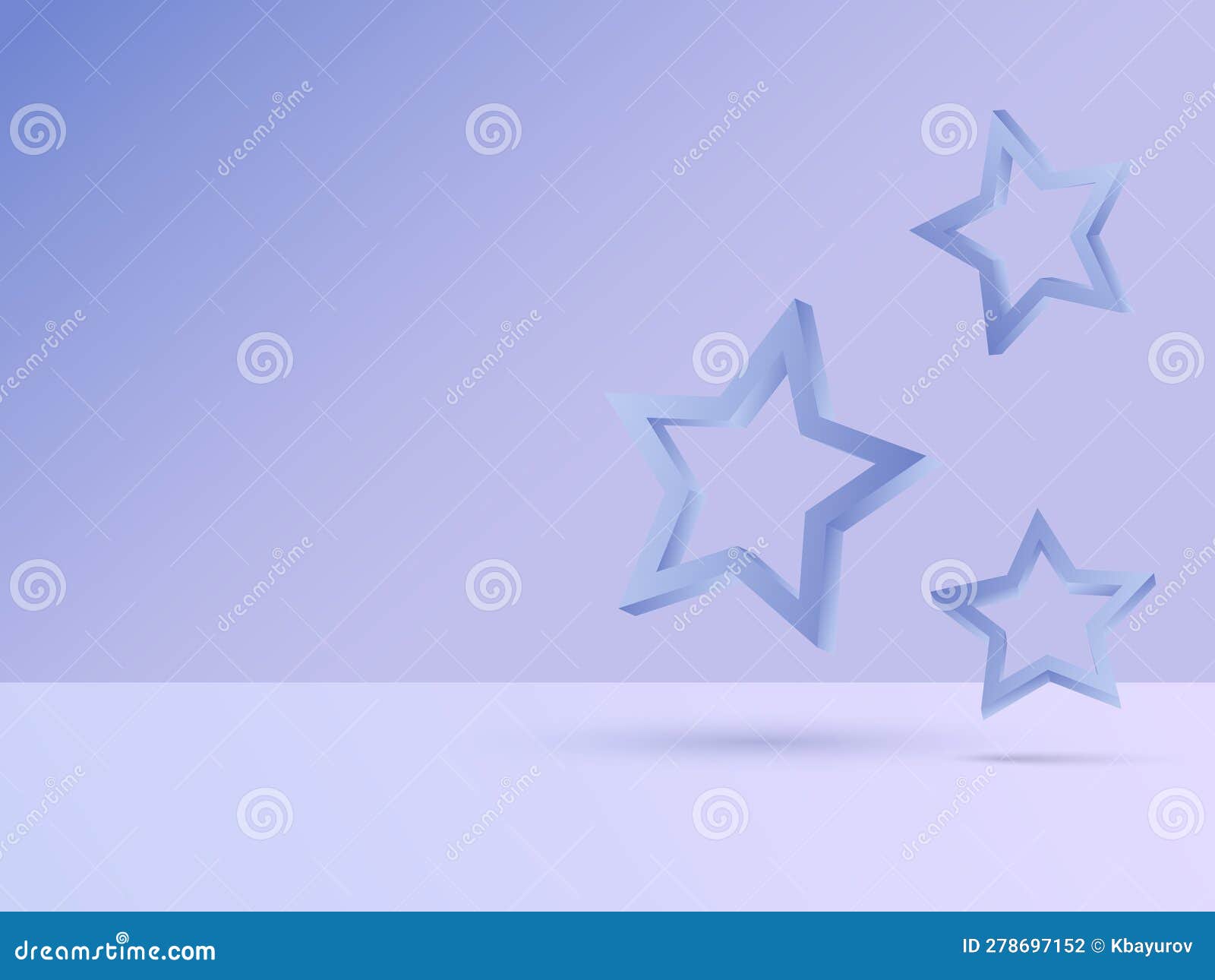 3d Background Products Minimal Scene with Lavender Stars 3d. Stock ...