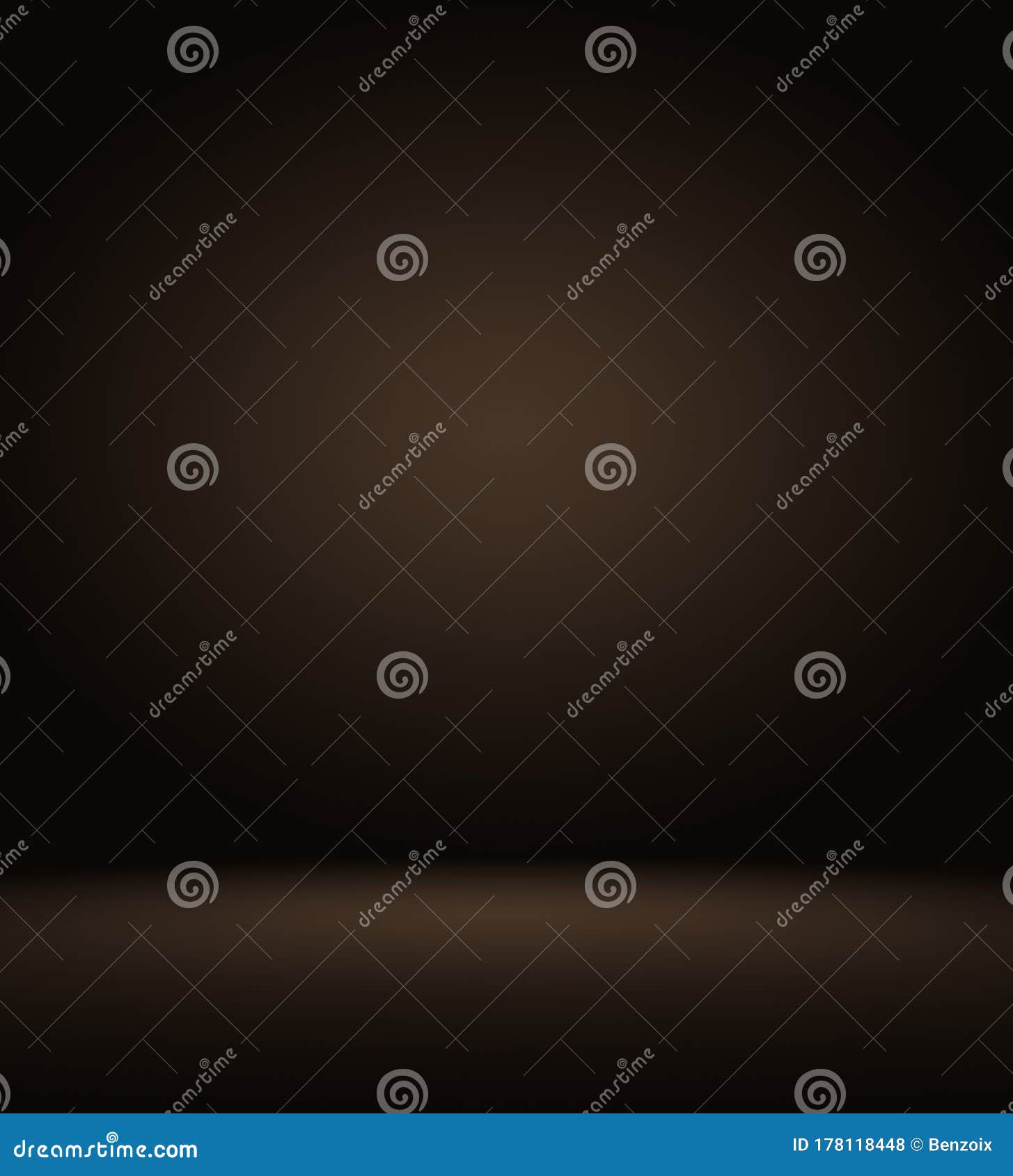 Gradient Smooth Brown and Black Abstract Background Stock Illustration ...