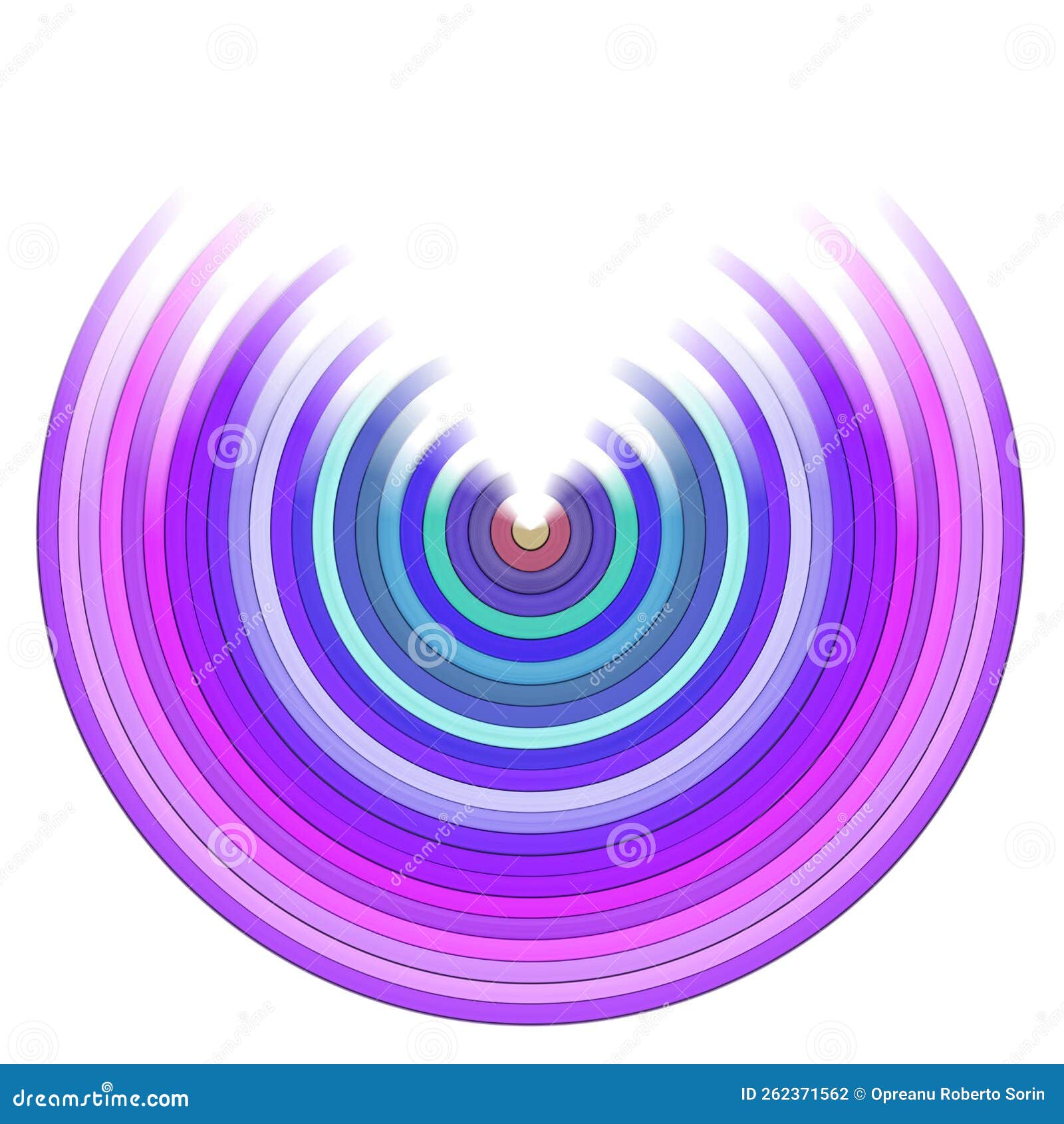 Gradient Spectrum Circular Motion Stock Illustration - Illustration of ...