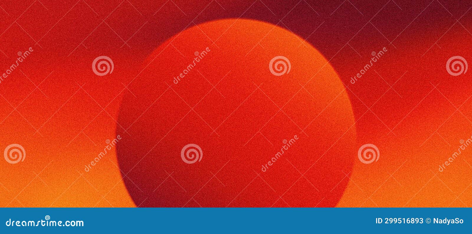 Gradient Sphere Circle Red Orange Grainy Background Abstract Geometric ...
