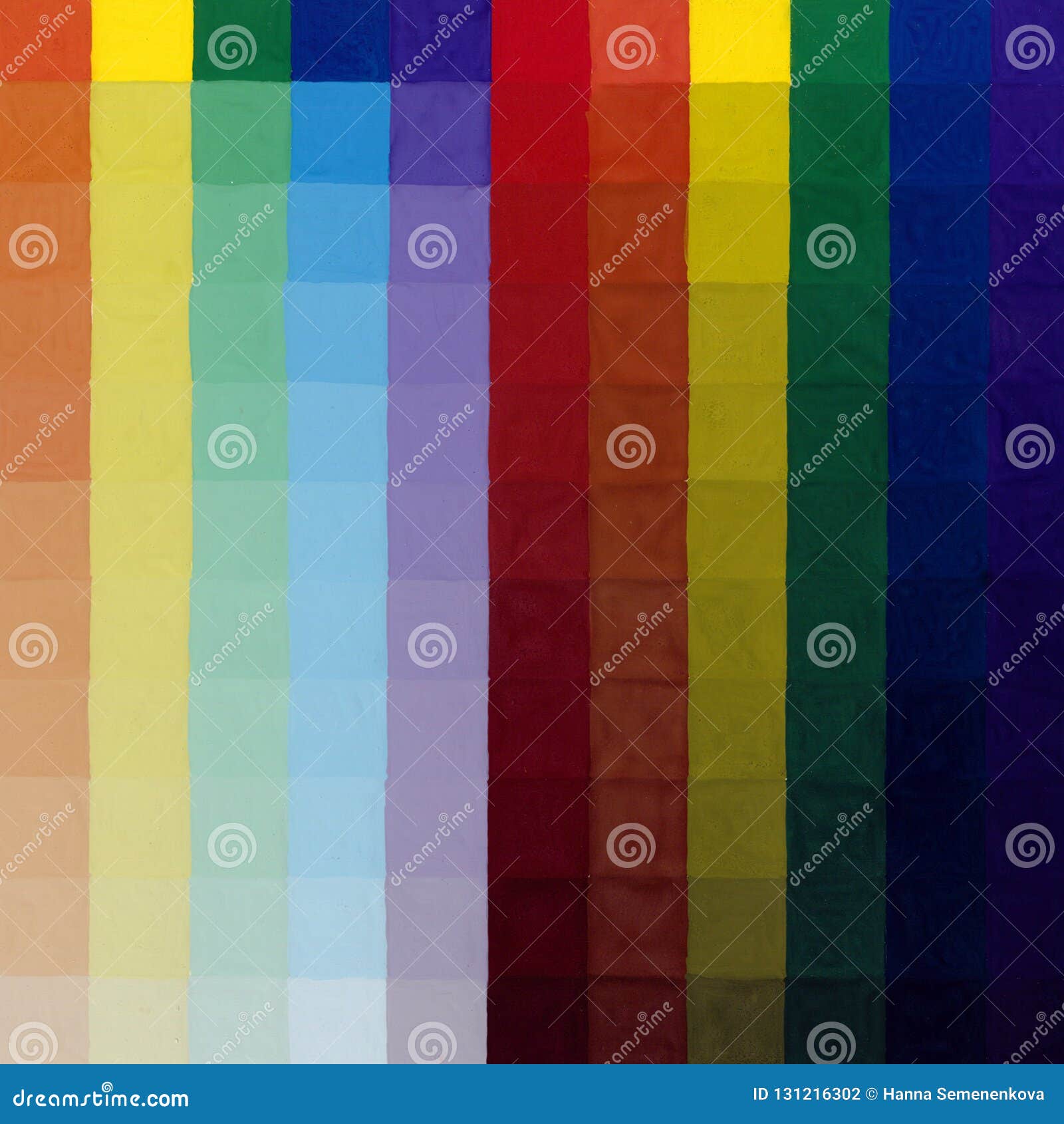 Gradient Squares of Colors. Stock Illustration - Illustration of ...