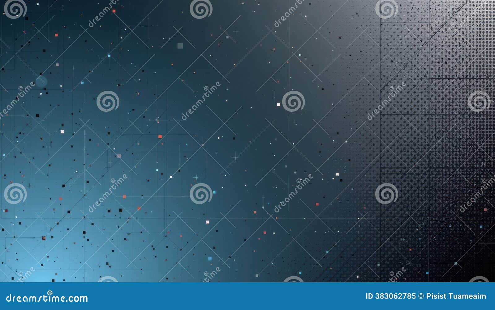 Digital Halftone Dot Pattern Business Card Background Template Design ...