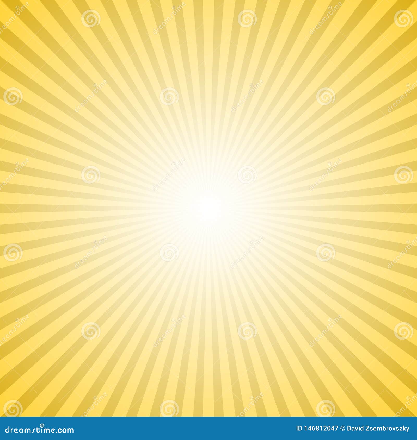 Gradient Sun Burst Background - Vector Illustration with Radial Lines ...