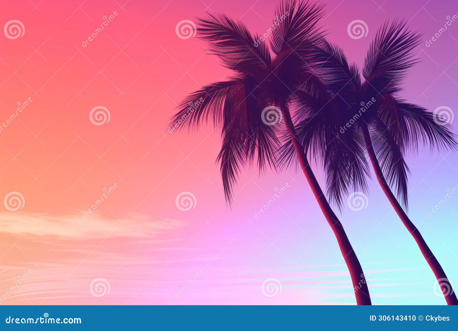 Sunset Backdrop Paints A Serene Silhouette Of A Loyal Dog Stock Image ...