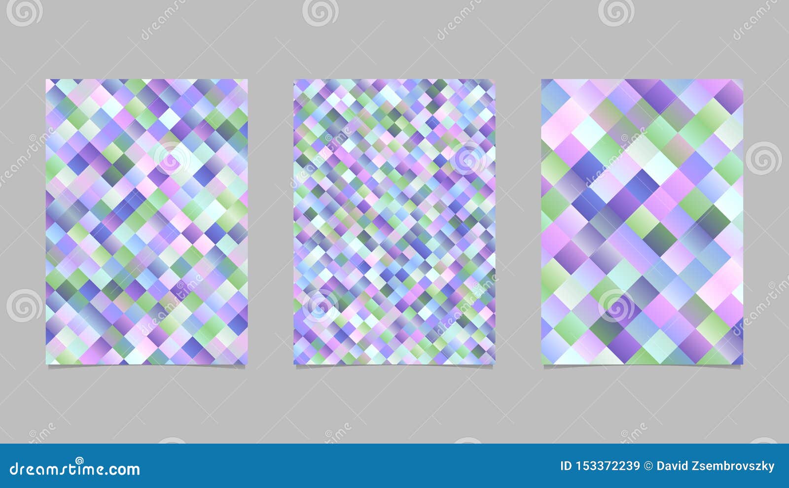 Gradient Trendy Abstract Diagonal Square Brochure Template Background