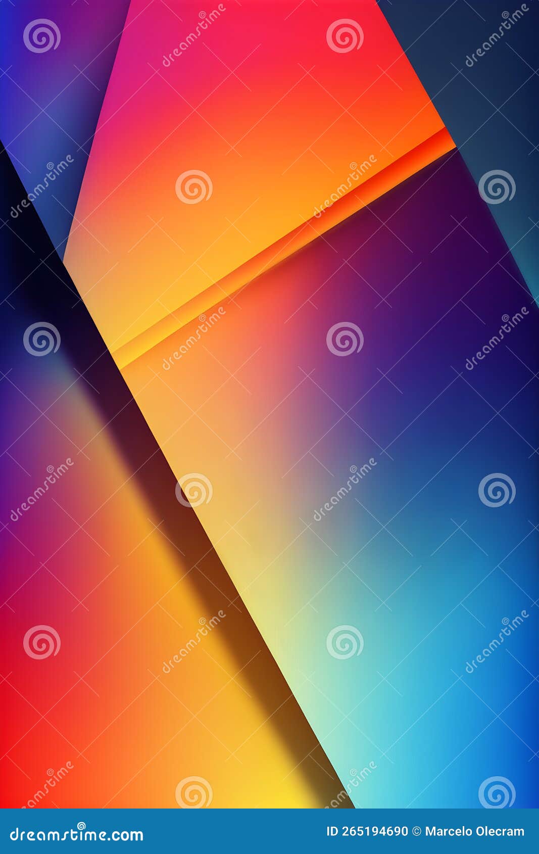 Gradient Wallpaper for Cell Phone Screens. Multicolored Stock ...