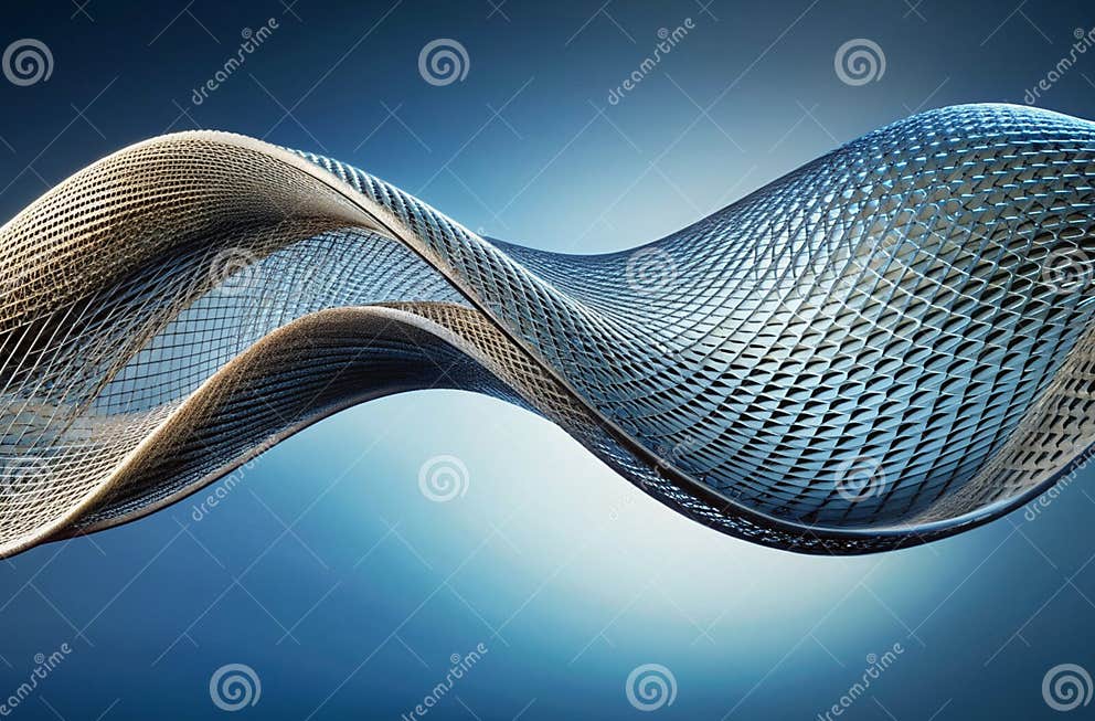 Gradient Wave Mesh Patterns, Calming Backgrounds, Generative Ai Stock ...