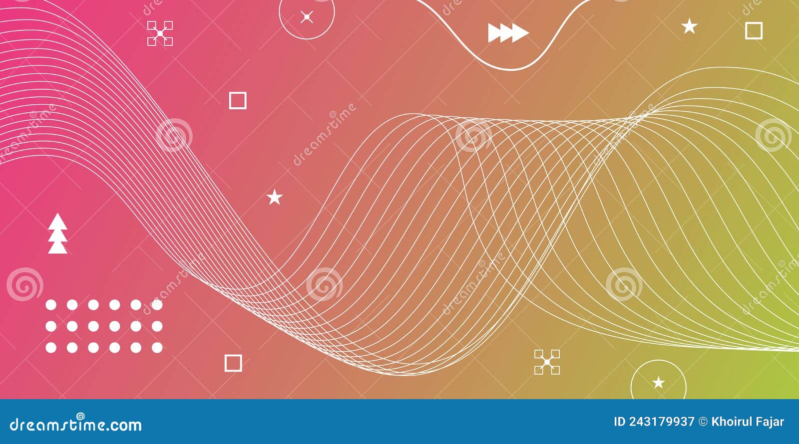 Gradient Wave Shape Background Illustration Vector Stock Vector ...