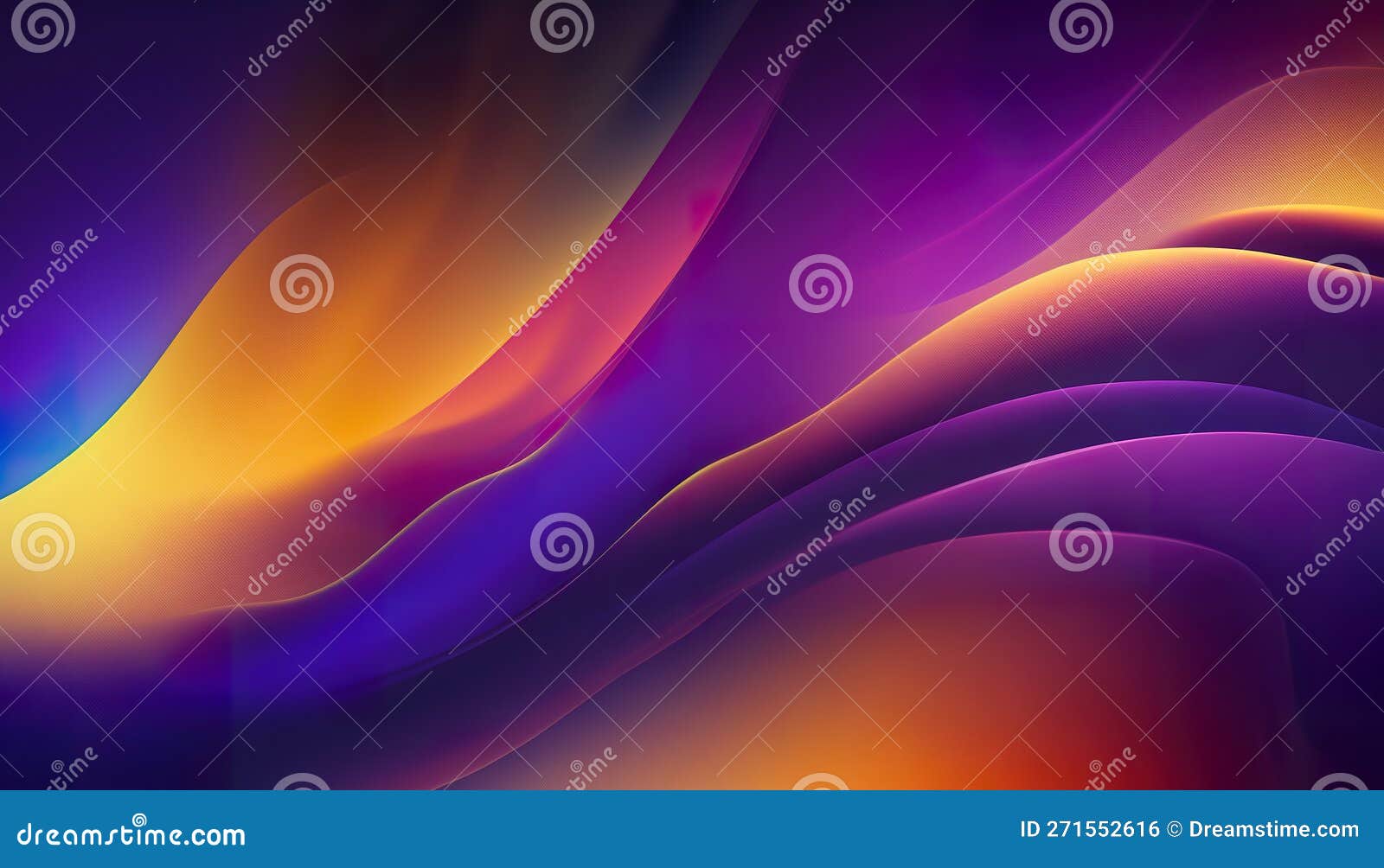 Gradient Wavy Colored Abstract Background. Wallpaper Theme Stock ...