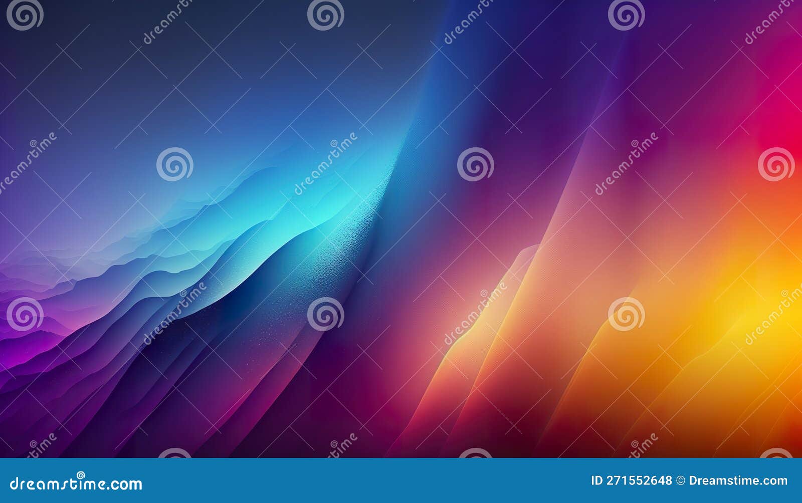 Gradient Wavy Colored Abstract Background. Wallpaper Theme Stock ...